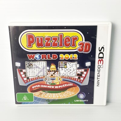 Puzzler World 3D 2012 - Nintendo 3DS - Tested & Working | eBay Australia
