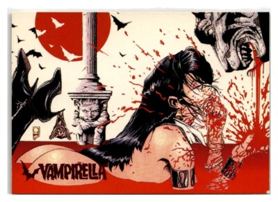 1995 Topps Visions of Vampirella The Modern Gallery #73 | eBay