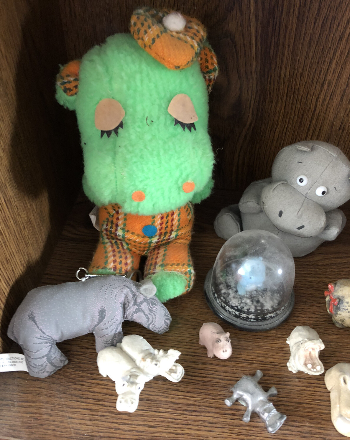 16 HIPPO HIPPOPOTAMUS collection Dakin bean bag, Crest Promo, pewter ...