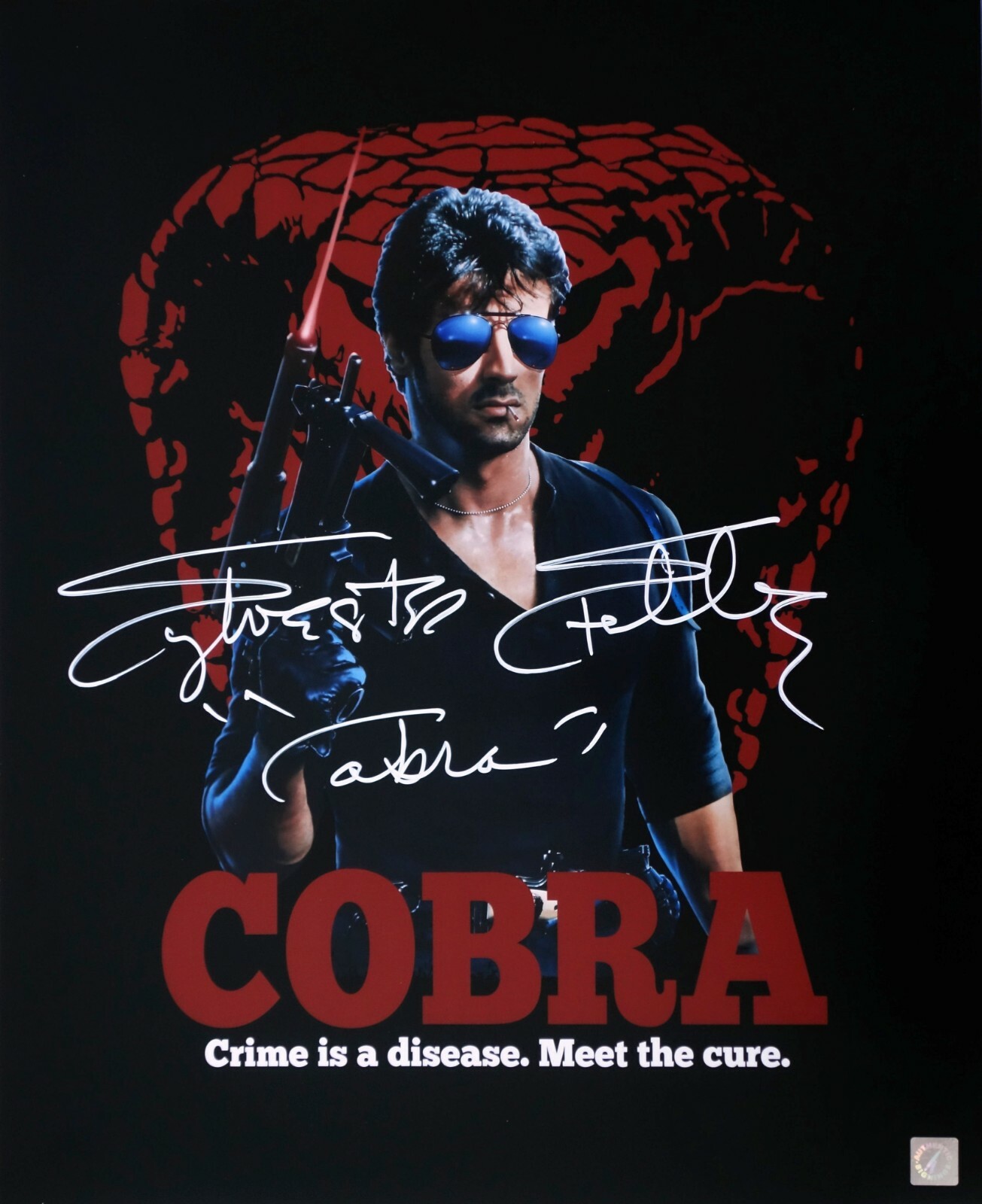 Sylvester Stallone "COBRA" Autographed Cobra 16x20 Photo ASI Proof ...