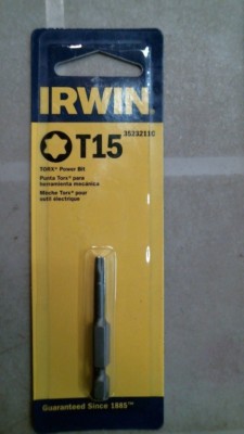 Irwin 3523211C T15 Torx Power Bit, FREE SHIPPING | eBay