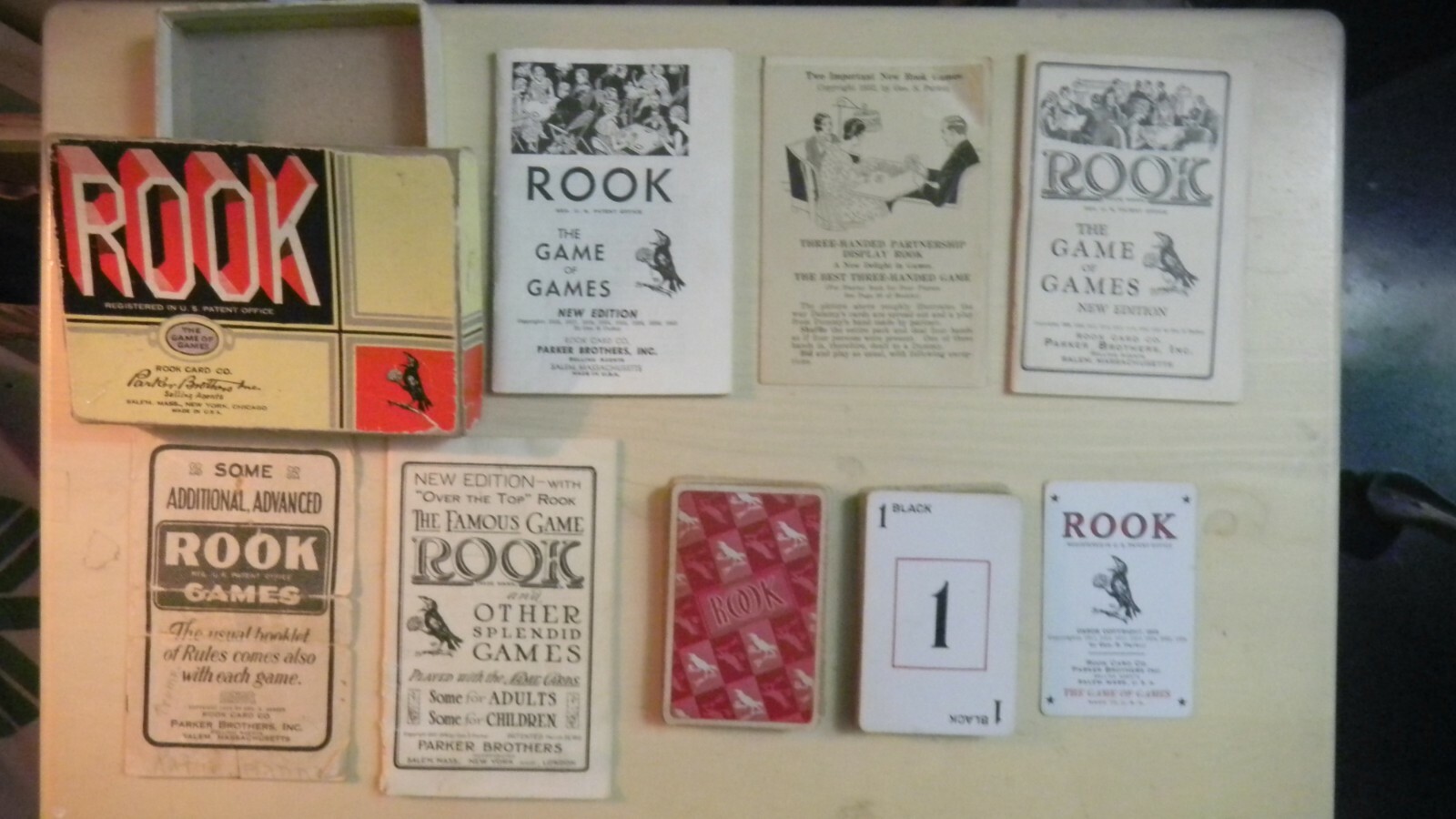 Vintage ROOK Card Game by Parker Brothers 1943 | eBay