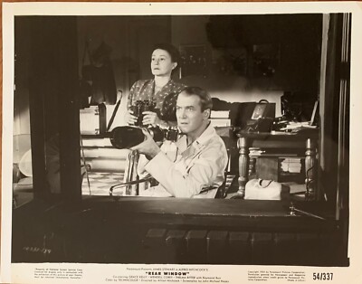 James Stewart Thelma Ritter in Rear Window Original Publicity Photo ...