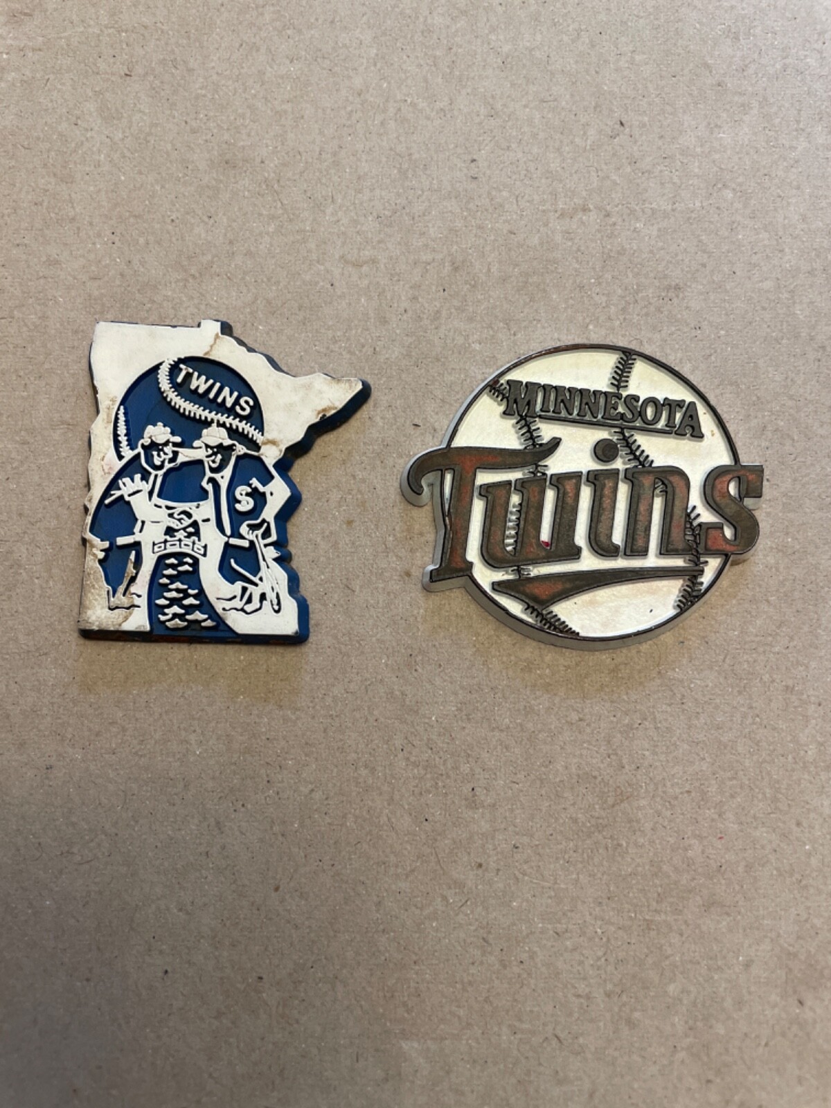 Minnesota Twins Vintage 70s Logo Rubber Magnets MLB Baseball Standings ...