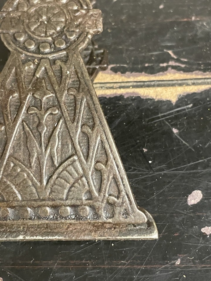 Antique Art Deco Decorative Ornate Heavy Cast Metal Clip | eBay