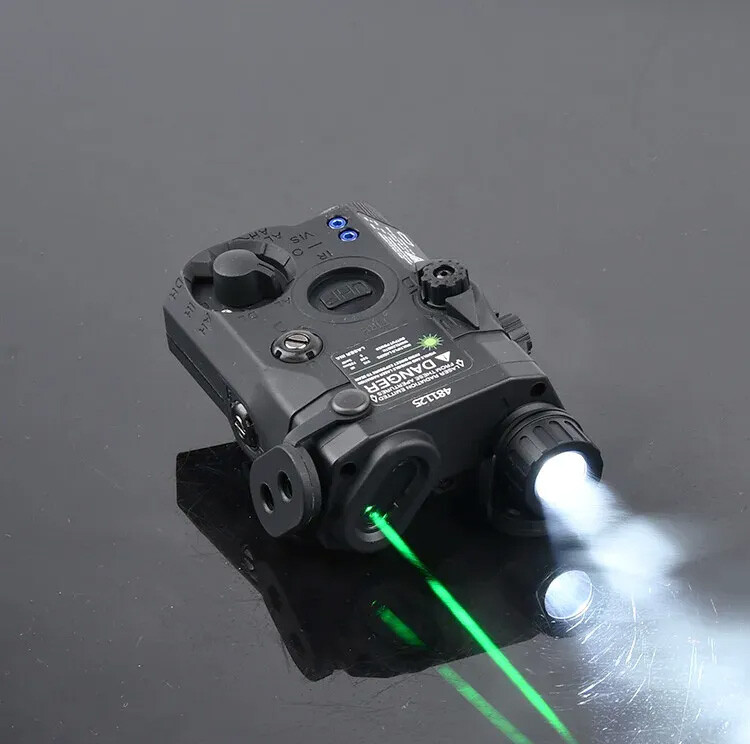 Tactical PEQ 15 UHP Green Dot Laser IR Fill light Picatinny Flashlight ...