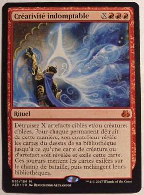 mtg magic Indomitable Creativity FRENCH vf fr Créativité indomptable ...