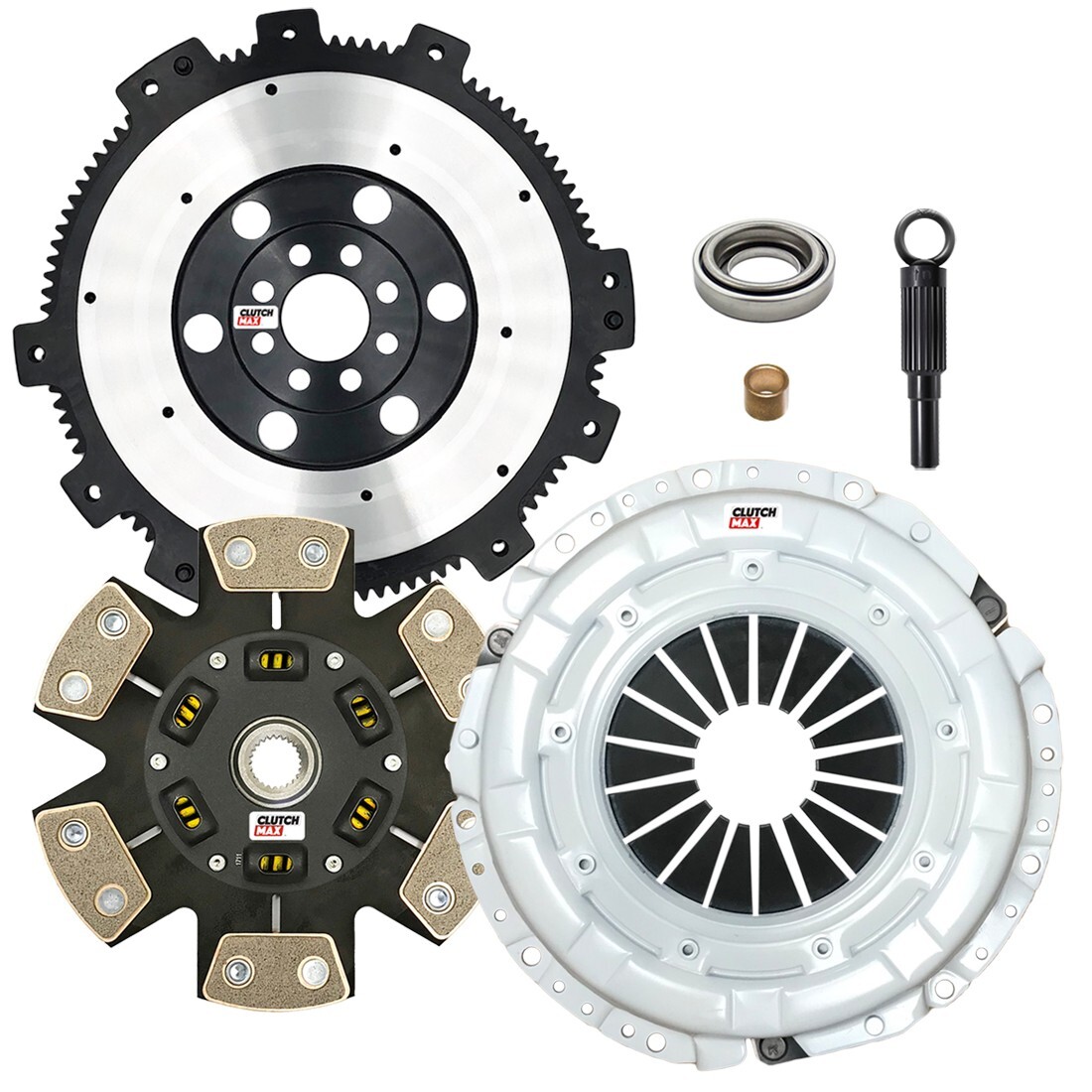 STAGE 3 RACE CLUTCH KIT+CHROMOLY FLYWHEEL for SR20DET SILVIA 240SX ...