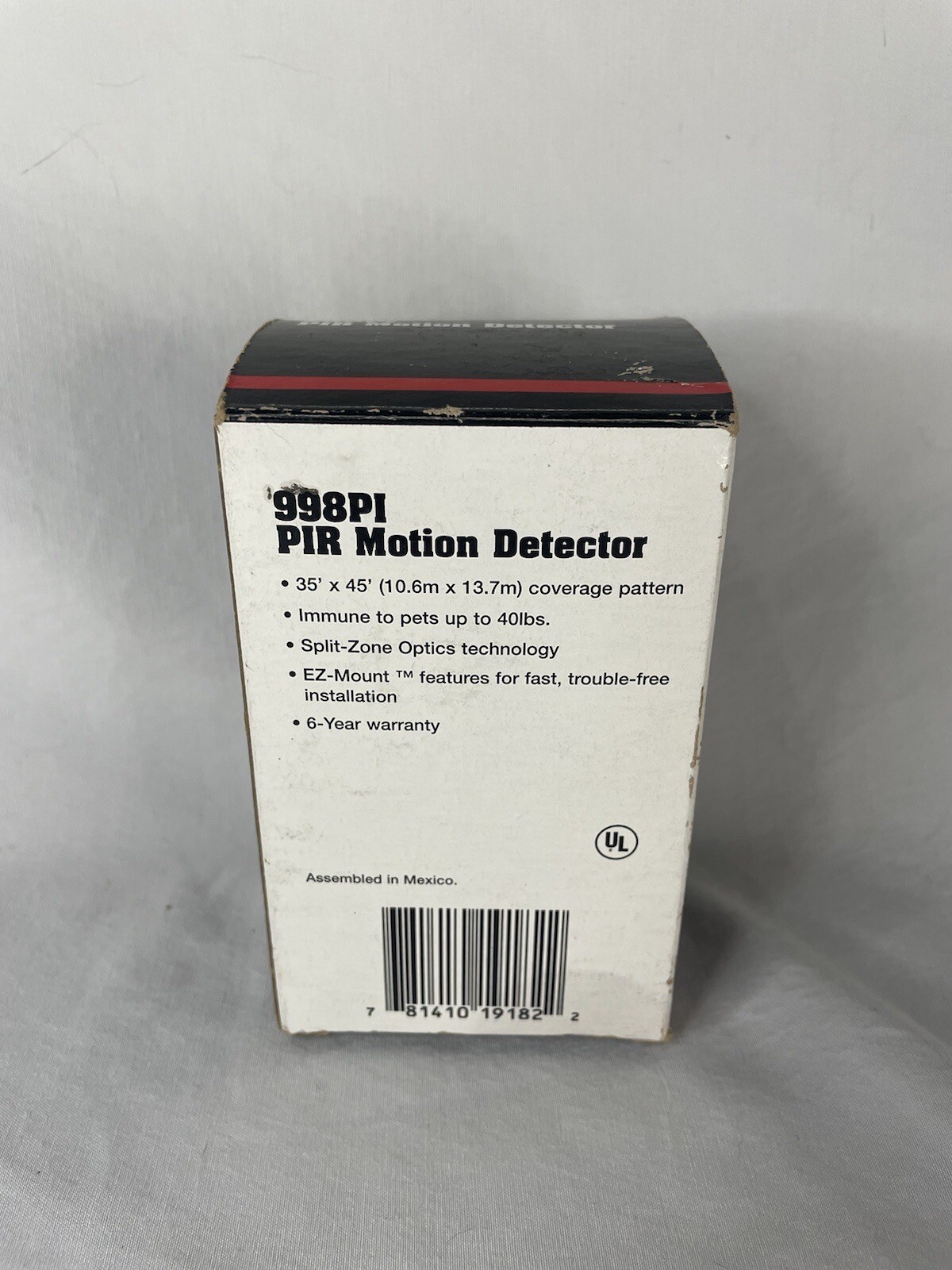 ADEMCO 998PI Motion Detector PIR Sensor Alarm 40lbs Pet Immune for sale ...