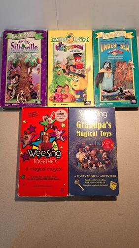 Wee Sing Lot - 5 VHS Tapes | eBay