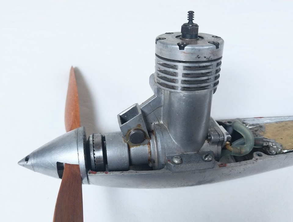 VINTAGE CONTROL LINE SPEED AIRPLANE MONO LINE 29 X FOX SUPER TIGRE ORIG ...