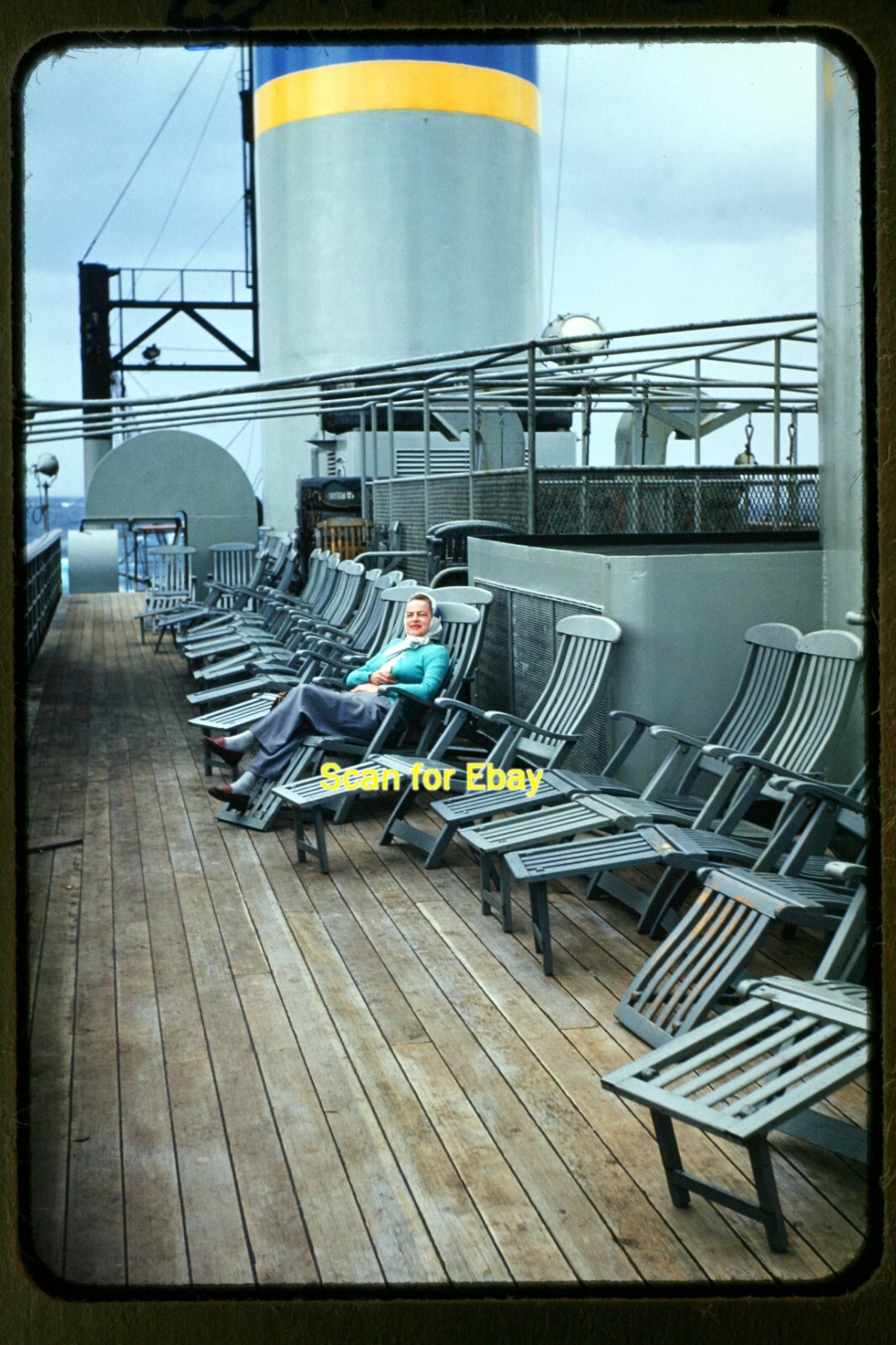 Navy USNS USNS General Hugh J. Gaffey Ship in 1953, Original Slide aa ...