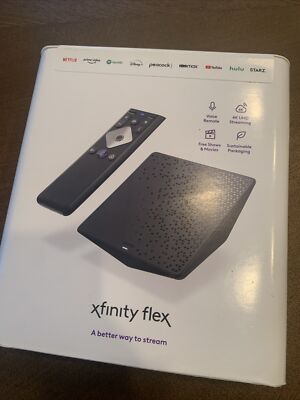 New Xfinity Flex Streaming TV Box 4K with Remote Control And HDMI | eBay