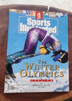 Sports Illustrated Jan 27 1992 AJ Kitt Winter Olympics Albertville GOOD ...