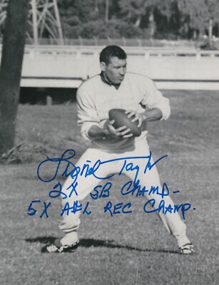 Lionel Taylor 2x Super Bowl Champ (IX, X) Denver Broncos SIGNED 8x10 ...