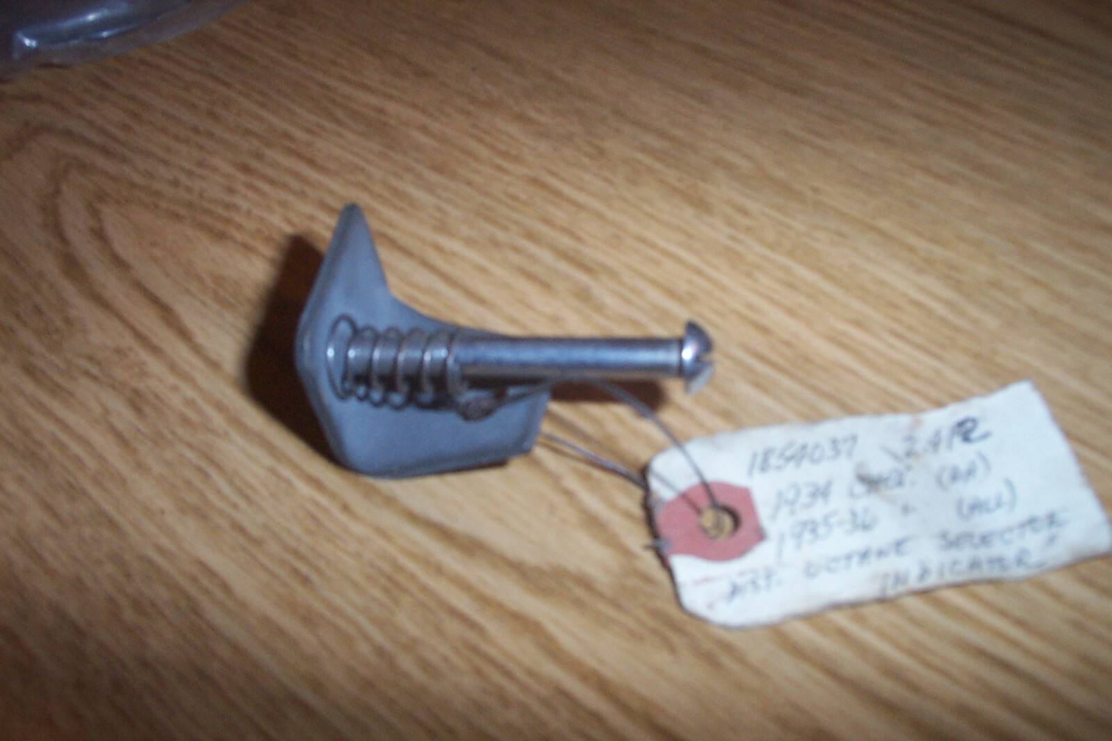 NOS CHEVROLET 1934-36 DISTRIBUTOR OCTANE SELECTOR INDICATOR #1854037 | eBay