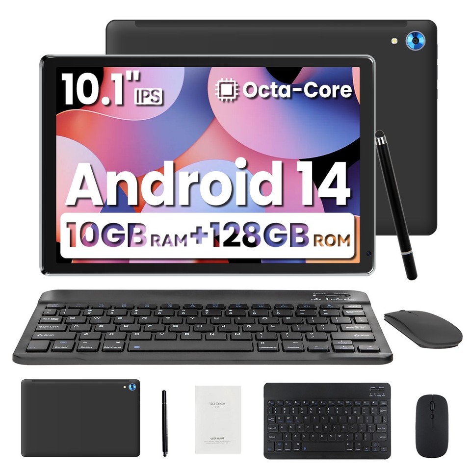 Tablet 10 inch Android Tablets 64GB 128GB Storage WIFI IPS with ...