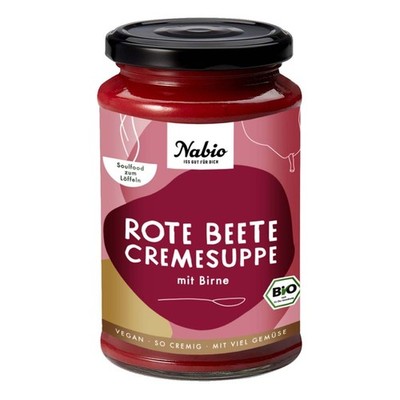 Suppe im Glas - Rote Beete Cremesuppe 375ml | NABIO | eBay.de