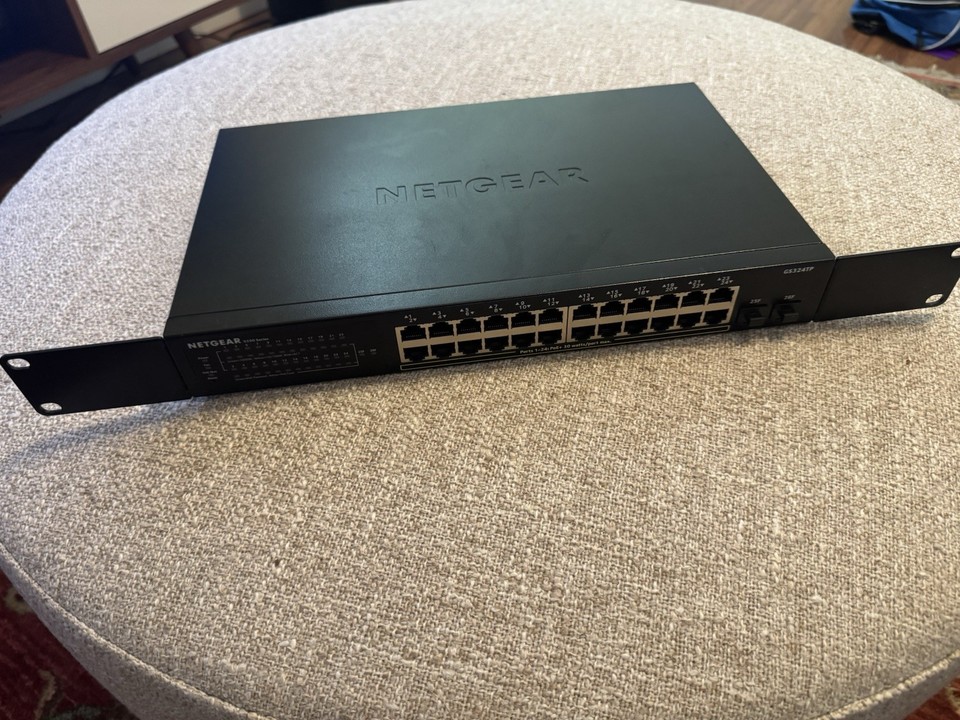 NETGEAR GS324TP 24 Port PoE++ 2 x 1G SFP Ethernet Smart Managed Pro ...