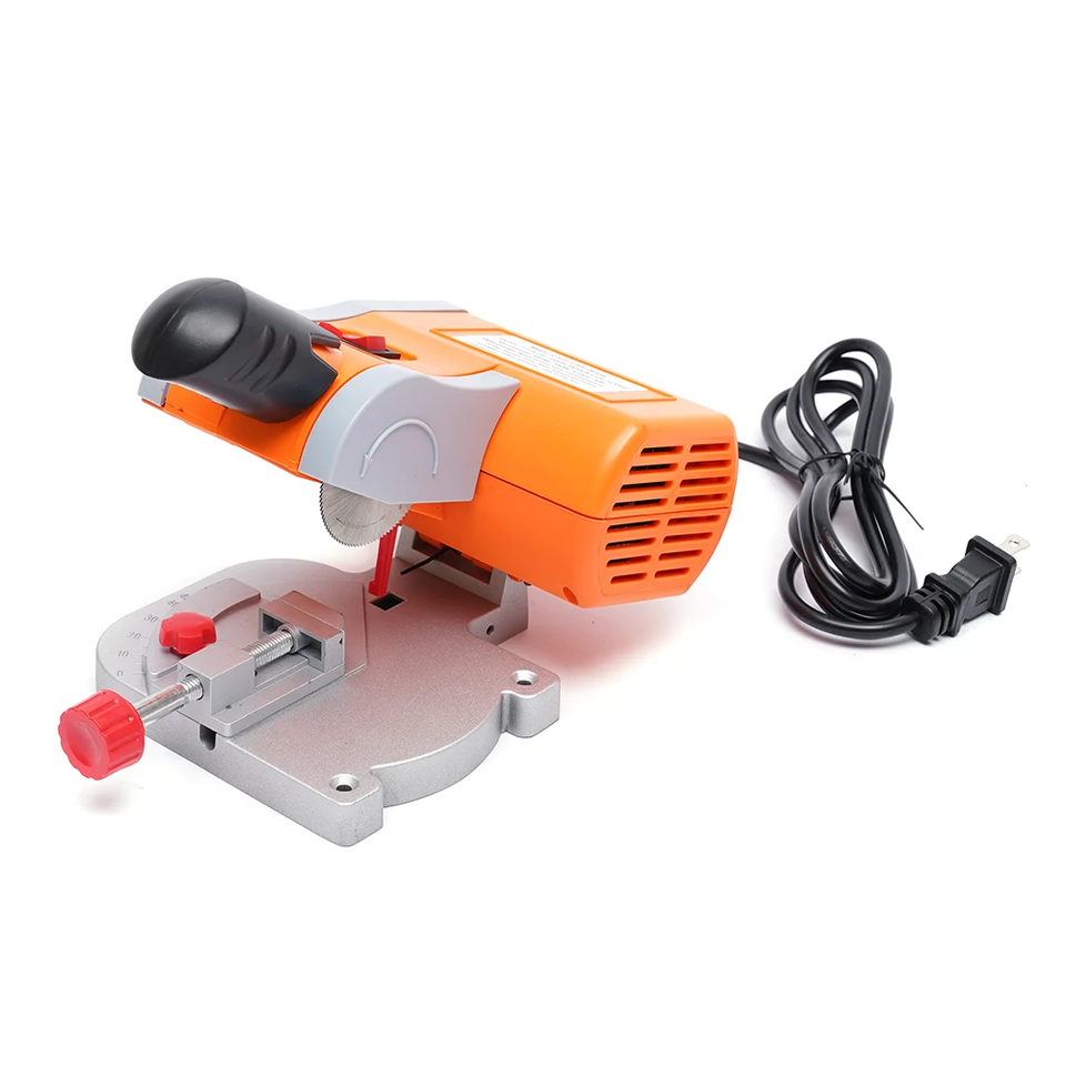 Mini Benchtop Cut-Off Chop Saw Wood Metal Angle Moulding Cutter 45 ...
