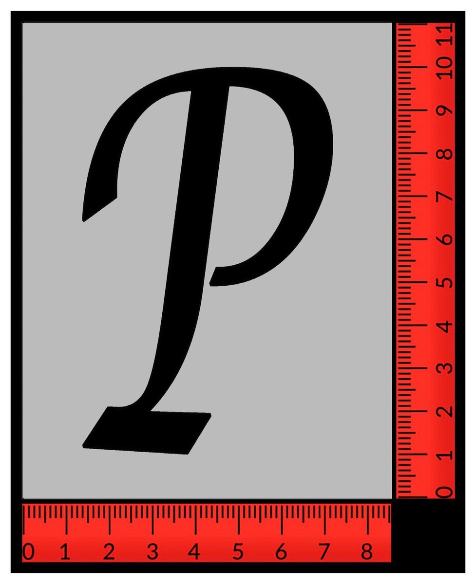 Letter Stencils P