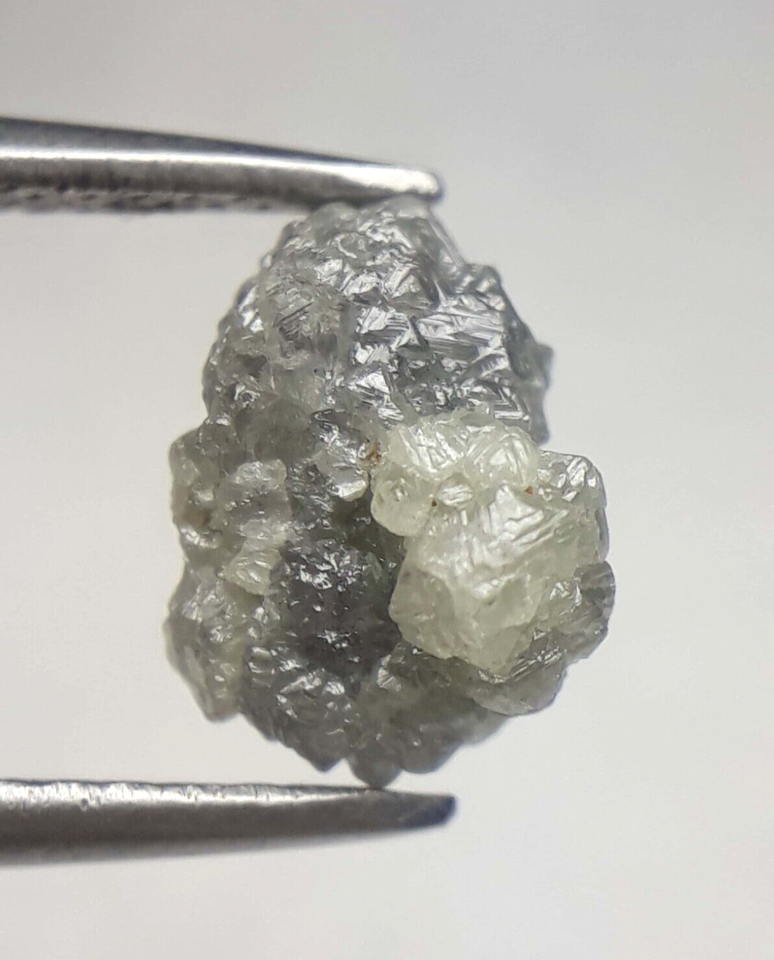 1.60 Ct Rough Diamond Uncut Diamond Raw Diamond Natural Rough Grey ...