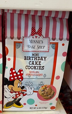 Disney Parks Minnie's Bake Shop Mini Birthday Cake cookies bag | eBay