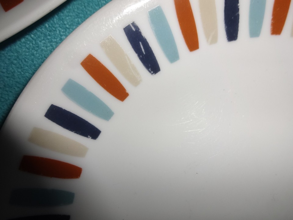 Set 5 Corelle Livingware Vitrelle Payden 3 Dinner Plates,2 bread/butter ...