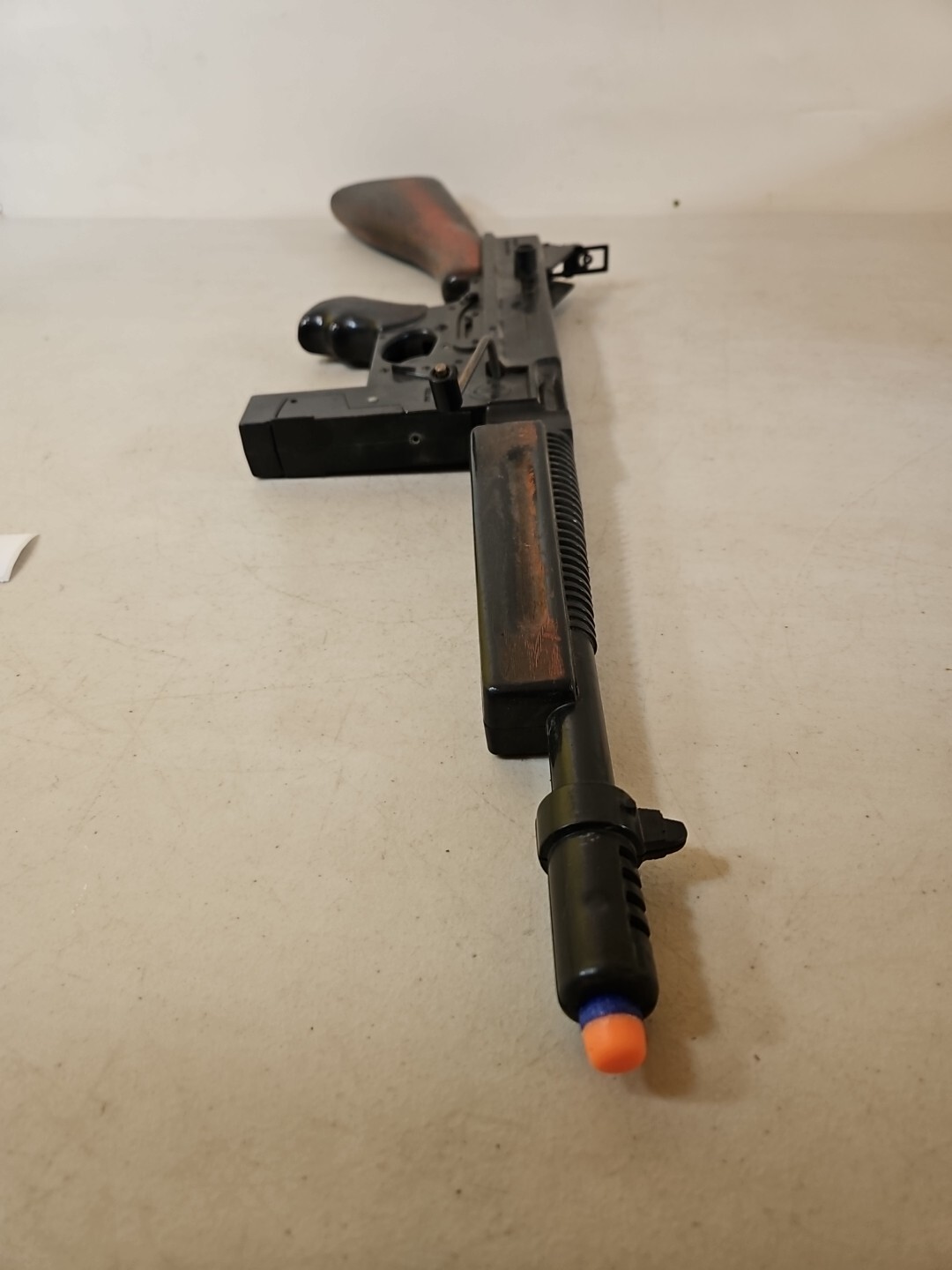 rare vintage Crank Cap Tommy burp Gun Mattel pre-tommy burst dick tracy ...