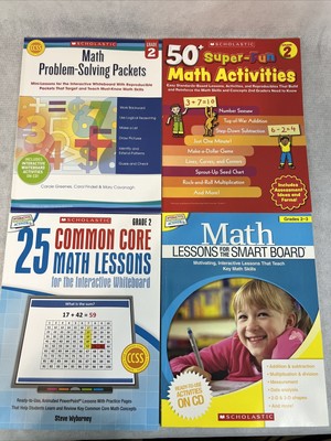 Scholastic Math Activities Educational Teaching Books Grade 2 | eBay