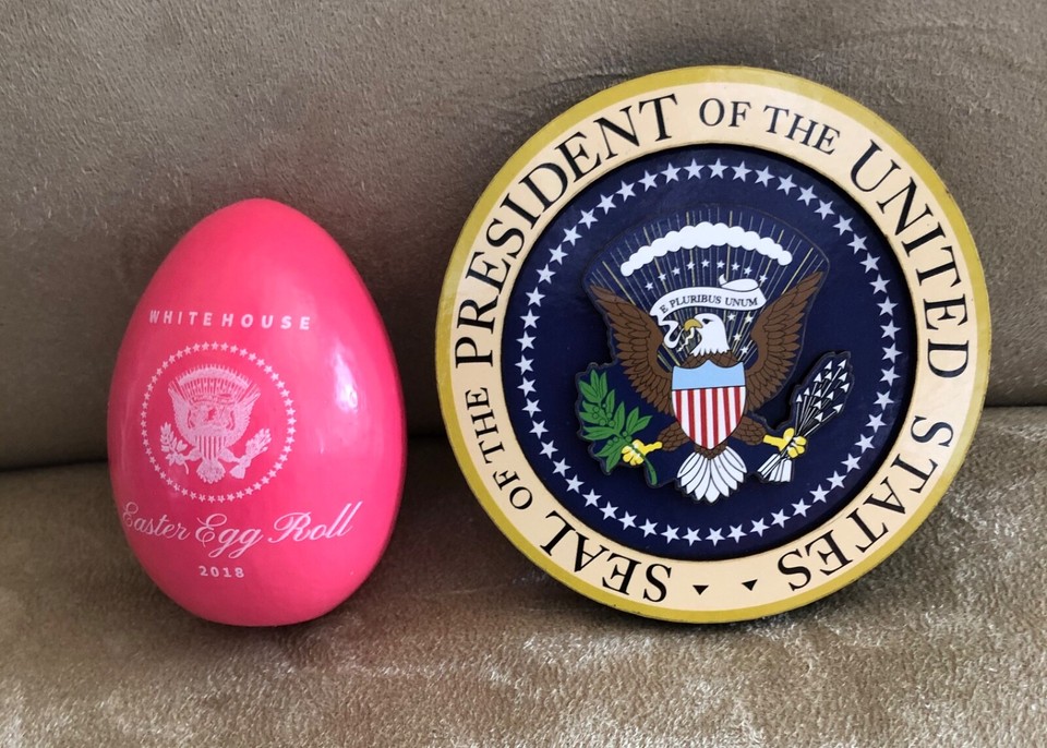 TRUMP PEN EAGLE SEAL PRESIDENT BLUE DONALD Signature GOLD MAGA GOP ...