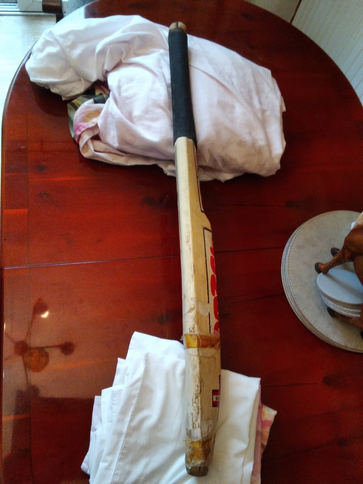 Vintage Stuart Surridge S Jumbo 103 S cricket bat official stamped ...