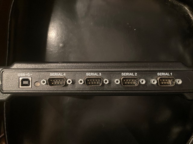 Quatech QSU-100 (RS-232) 4 Port USB Serial Adapter 990-0037-01G w ...