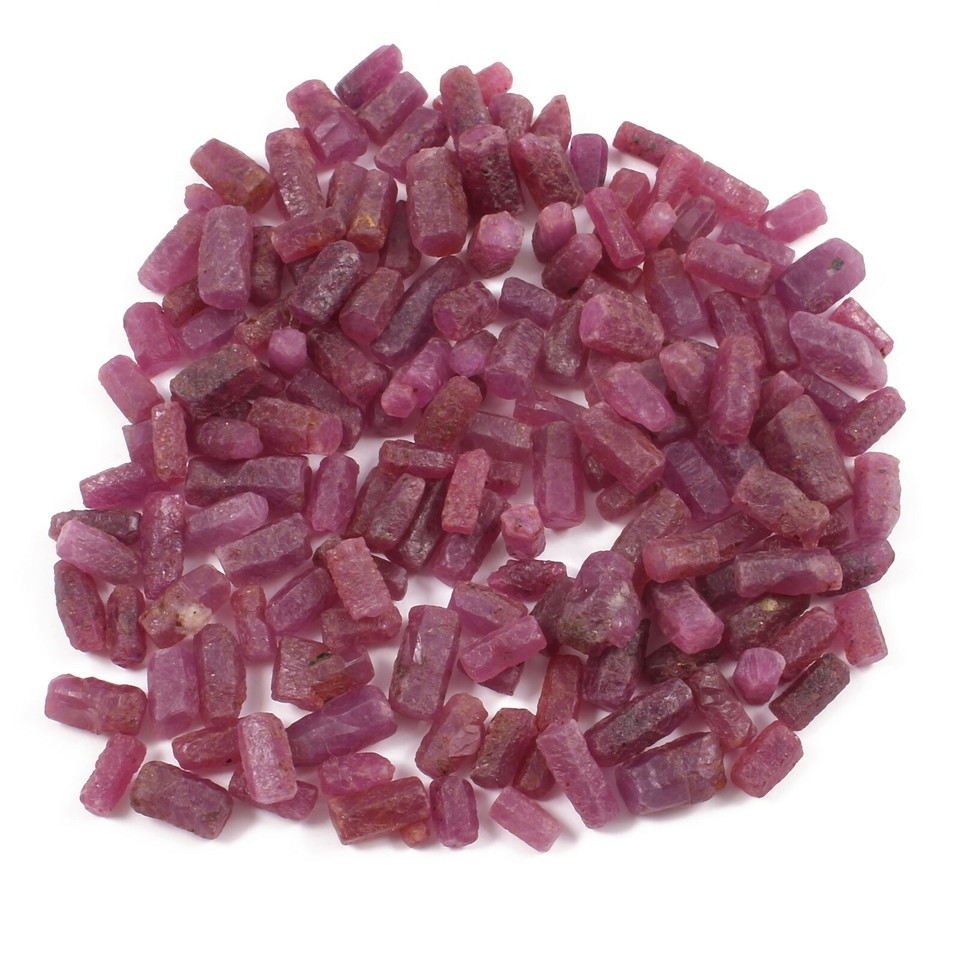 200 CT - 40 Gram 100% Natural Mozambique Ruby Loose Gemstone Certified ...