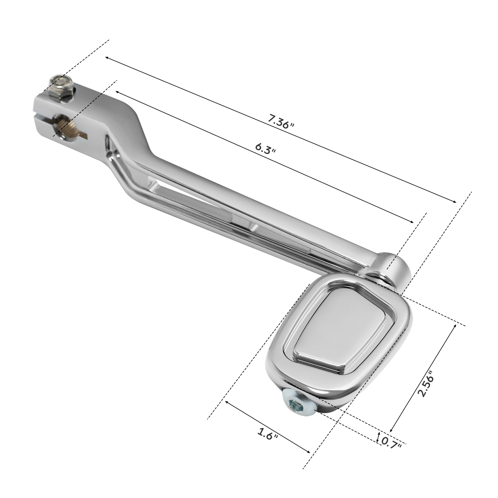 Chrome Shifter Peg Pedal Lever Fit For Harley Softail Heritage Classic ...