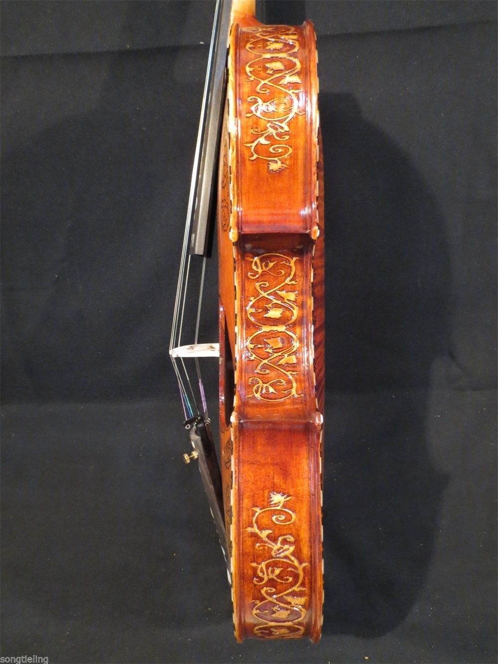 Deluxe fancy Norwegian fiddle song brand 16" viola (4*4) of profession ...