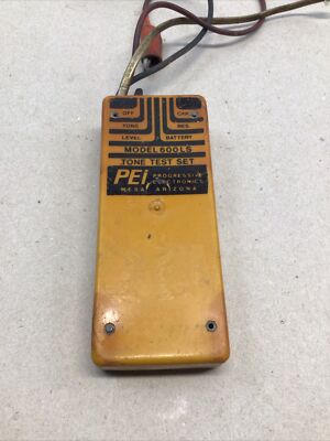 PROGRESSIVE ELECTRONICS Inc. Tone Test Set Model 600LS Vintage USA Made ...