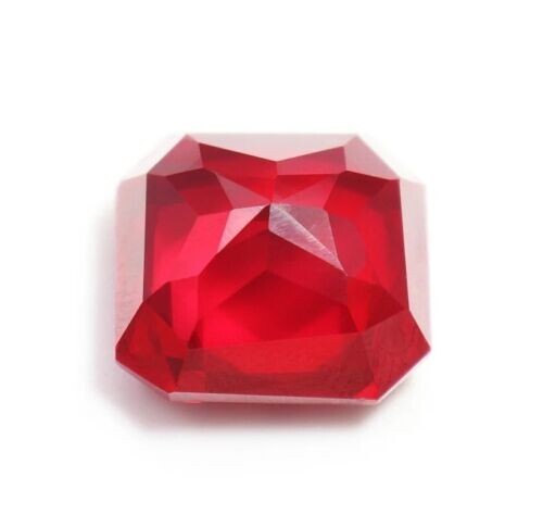 Natural Burmese Red Ruby 9.60 Ct Sparkling Certified AAA+ Asscher Cut ...