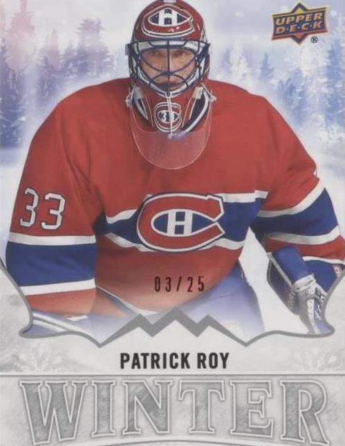 2019 Upper Deck Singles Day Winter China - Patrick Roy #W2 Silver Red ...