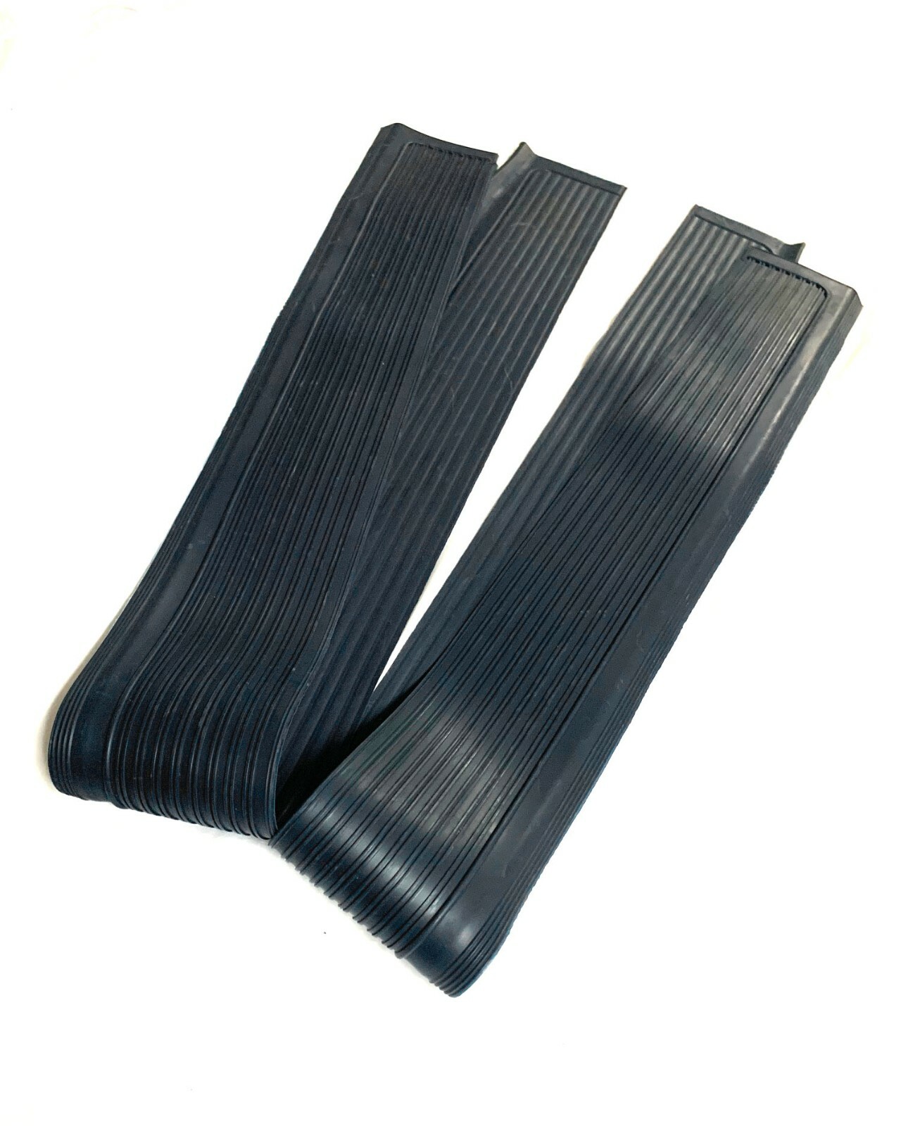 Mercedes W107 R107 560SL 380SL 450SL SLC Pair of New Black Door Sill ...
