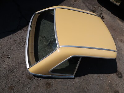 1972-1989 MERCEDES R107 380SL GENUINE CONVERTIBLE HARD TOP ROOF YELLOW ...