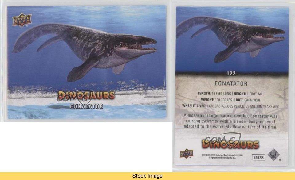 2015 Upper Deck Dinosaurs Sea Creatures SP Eonatator #122 READ 0k4 | eBay
