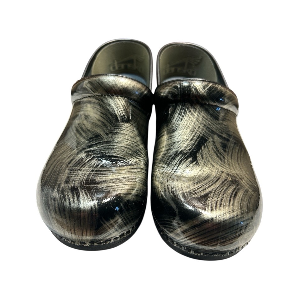 Dansko XP 2.0 Comfort Work Clogs Shoes Womens 42 Grey Brush Painted ...