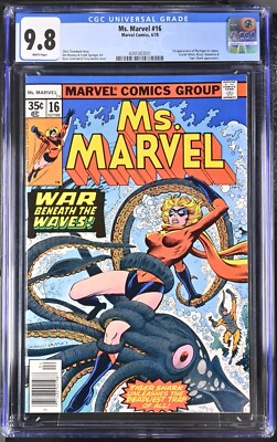 Ms. Marvel #16 CGC 9.8 (1978) First Appearance of Mystique in Cameo ...