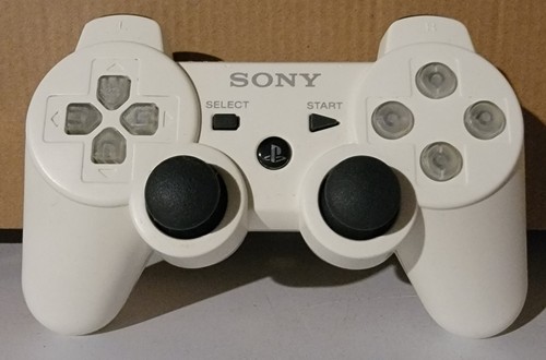 Sony Playstation 3 PS3 White OEM Dualshock 3 Sixaxis controller | eBay