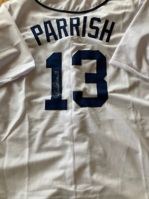 Tigers Lance Parrish signed Jersey WCOA | eBay