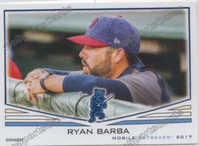 2017 Mobile BayBears Ryan Barba Los Angeles Angels HC | eBay