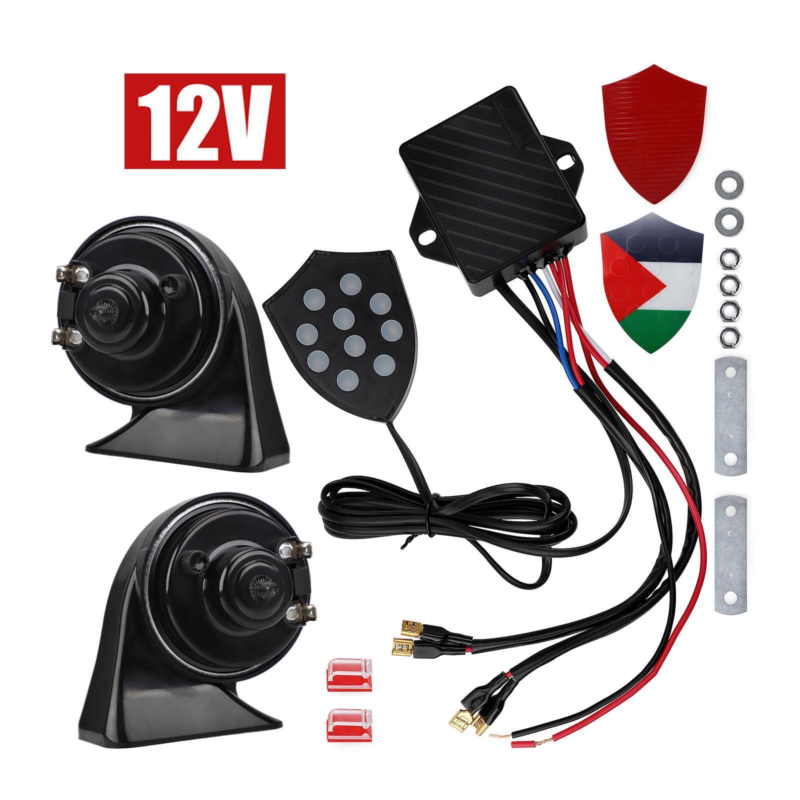 Electronic Horn 12V Automotive Accessories Regulator Car Horn Musical ...
