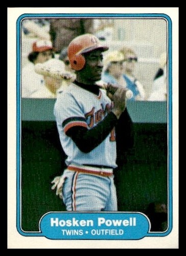 1982 Fleer #558 Hosken Powell Minnesota Twins Baseball card | eBay