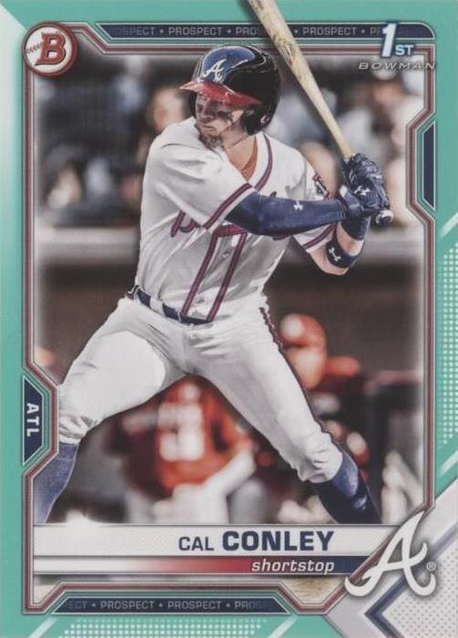 2021 Bowman Draft - Cal Conley #BD-70 Aqua /199 (RC) for sale online | eBay